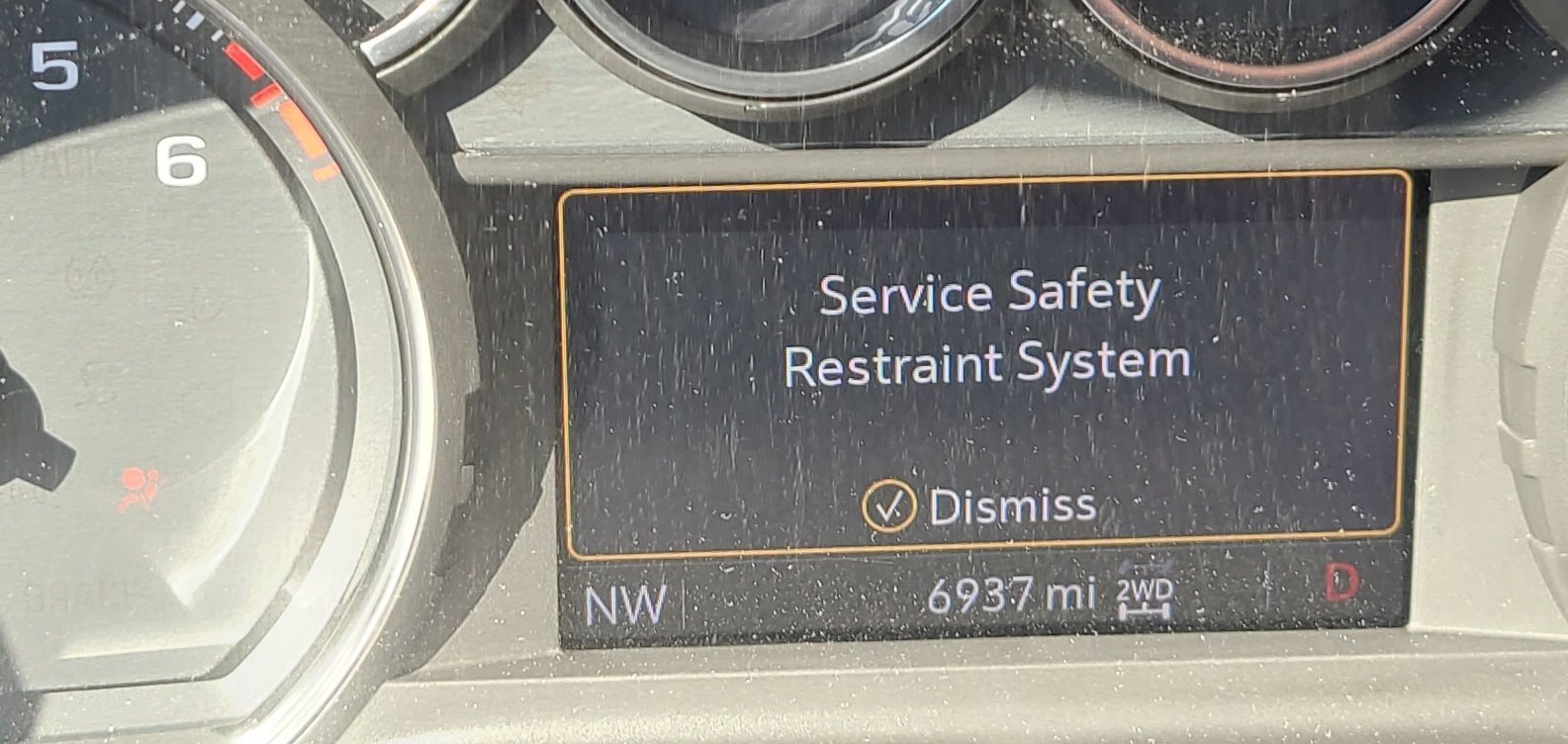 What Does Service Safety Restraint System Mean