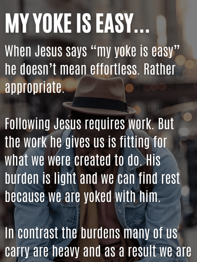 What Is The Meaning Of Yoke In The Bible