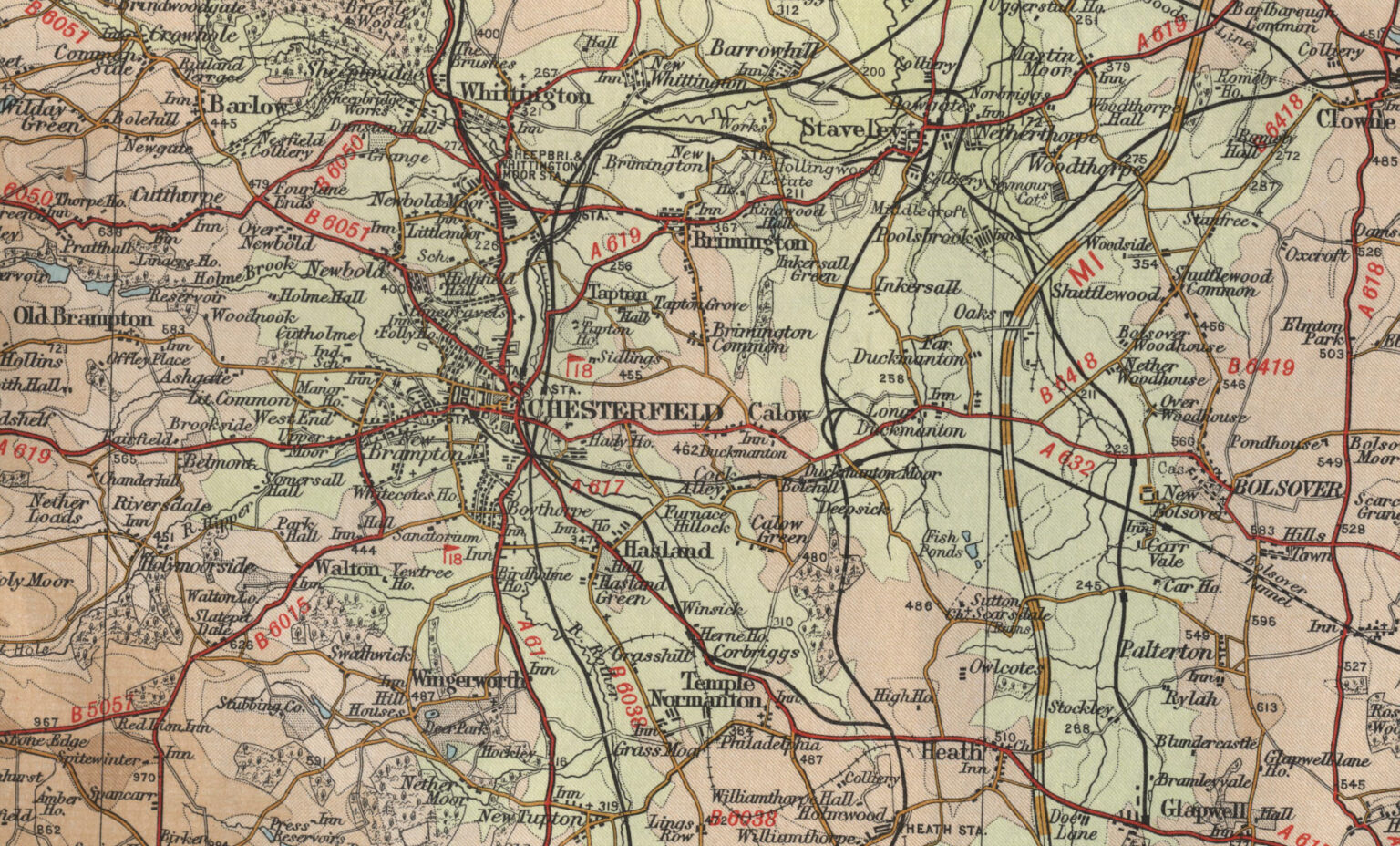 Map Of Chesterfield